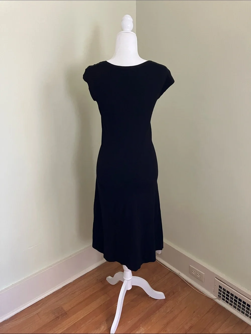 Zara | Dresses | Zara Black Midi Dress | Poshmark